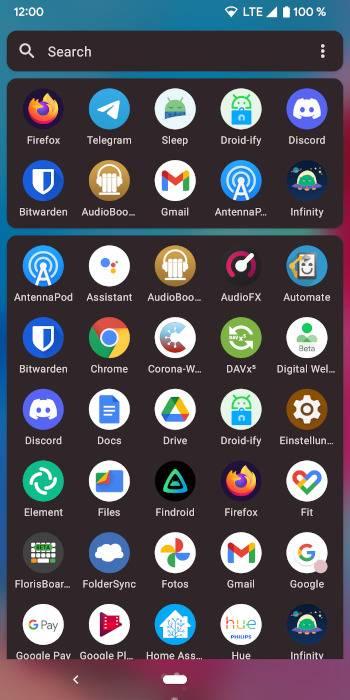 Kvaesitso - A search-focused, free and open source launcher for Android